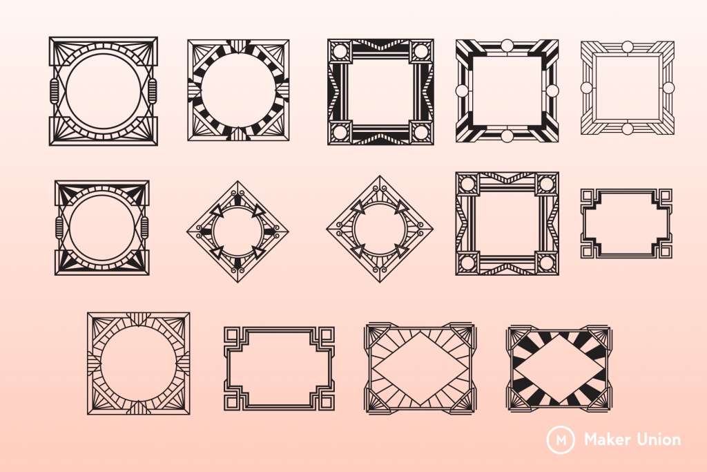 Square Frames | Free DXF Files | Maker Union