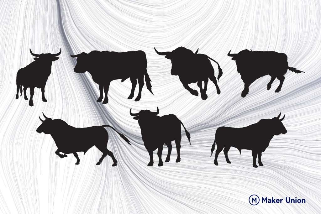 Bulls | Free DXF Files | Maker Union
